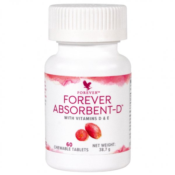 Forever Absorbent D (60 chewable tablets - softgels)